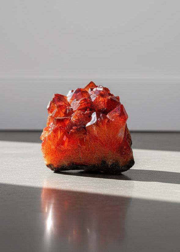 Burnt Orange Quartz Specimen – Hommes + Gardens