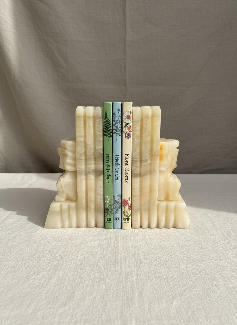 Mid Century Carved Marble Onyx Stone Aztec Mayan Tribal Bookends ...